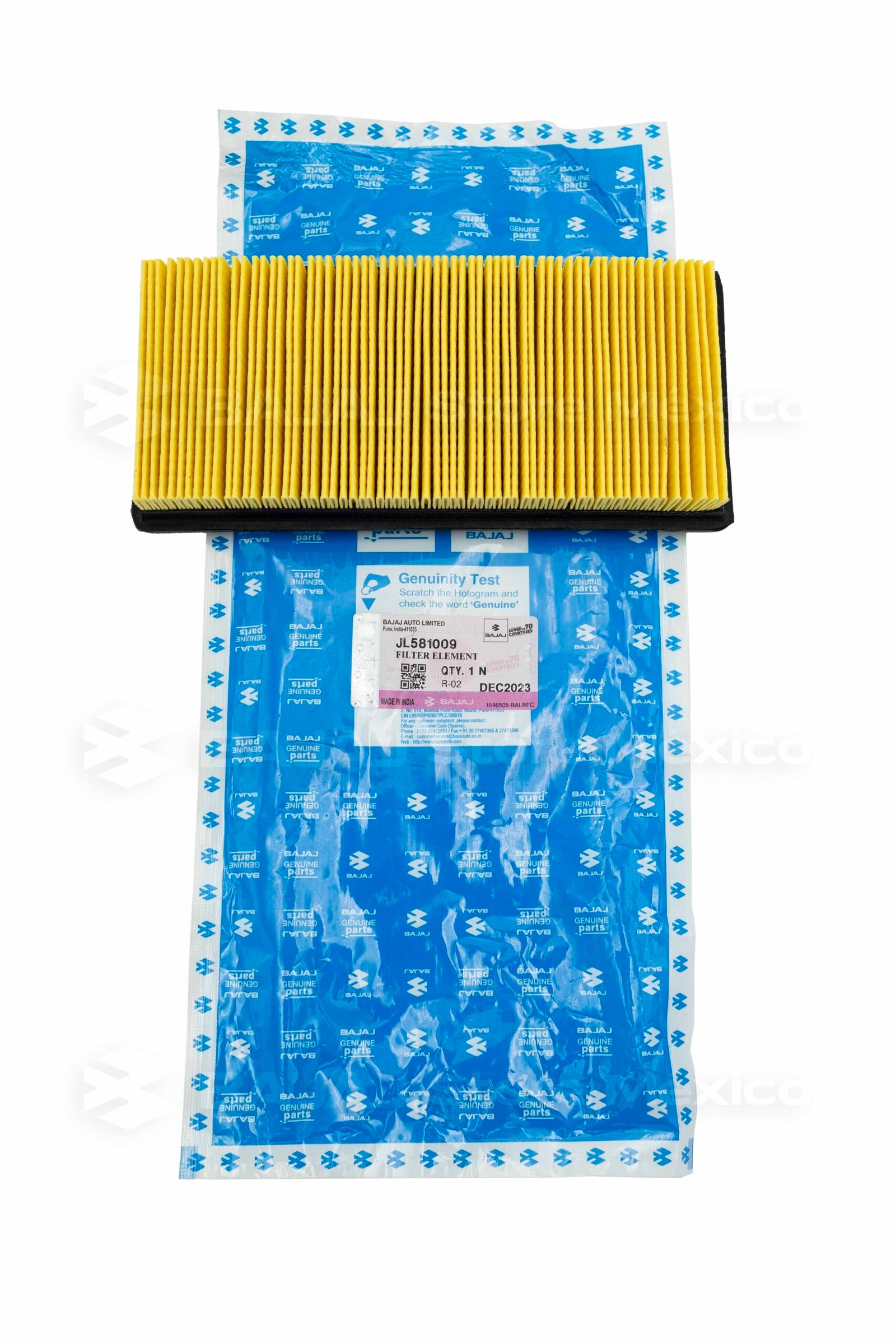 Filtro de Aceite BAJAJ DD121181 – Bajaj Store México